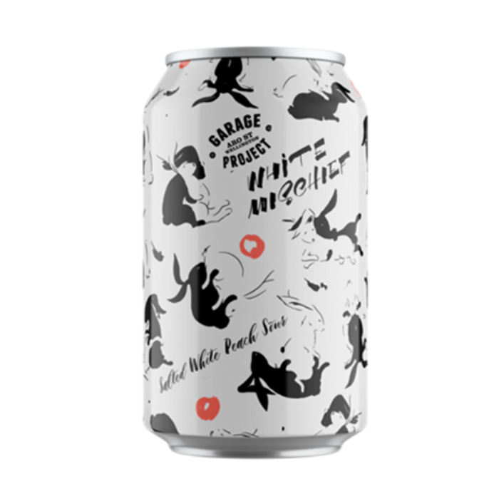 Garage Project White Mischief Salted White Peach Sour 330mL – Craft ...